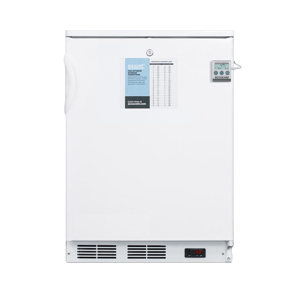 Accucold 24" One-Section Undercounter Medical Refrigerator - White ...