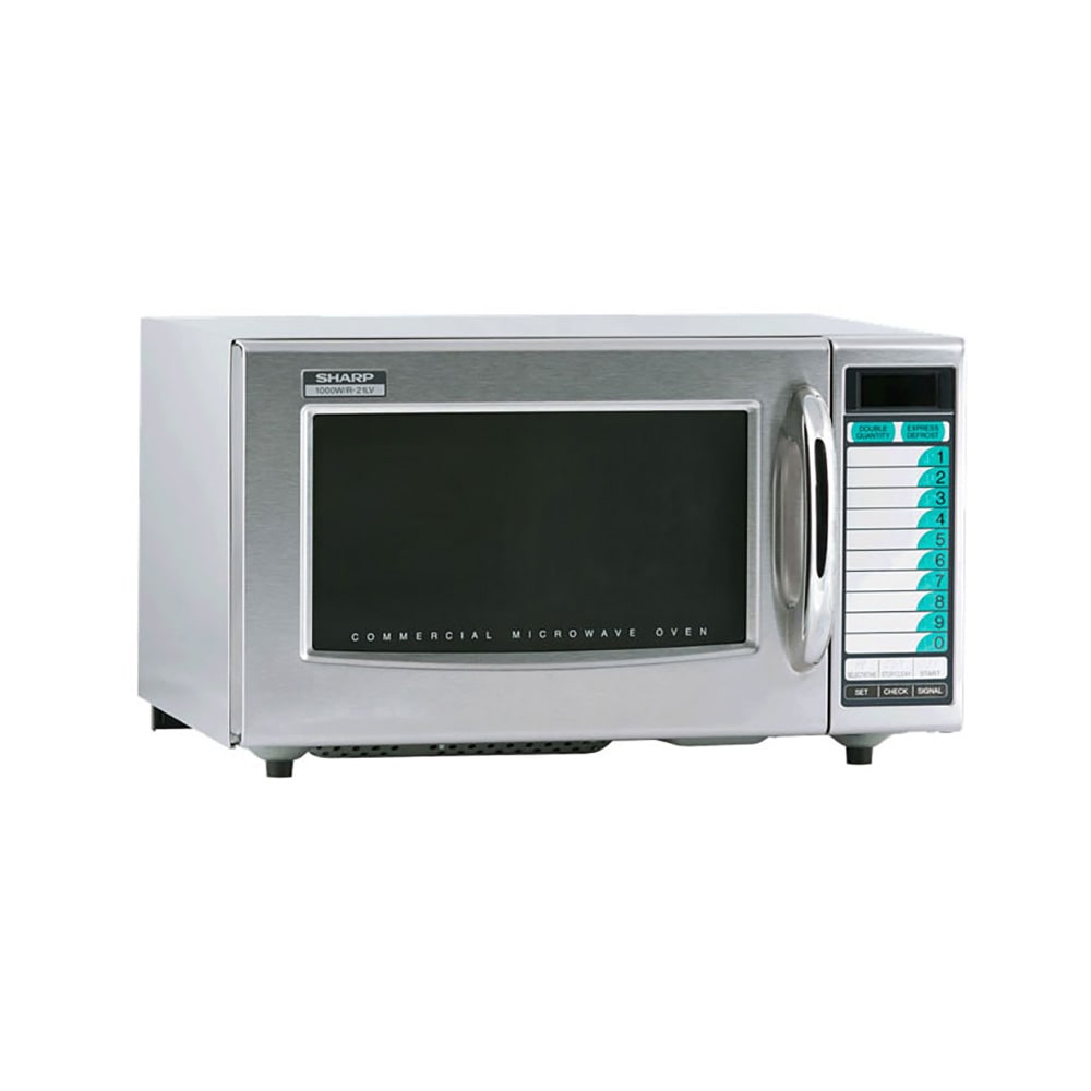 Sharp R-21LVF 1000w Commercial Microwave w/ Touch Pad - 120v