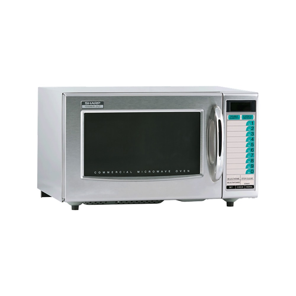 Sharp R-21LTF 1000w Commercial Microwave w/ Touch Pad - 120v