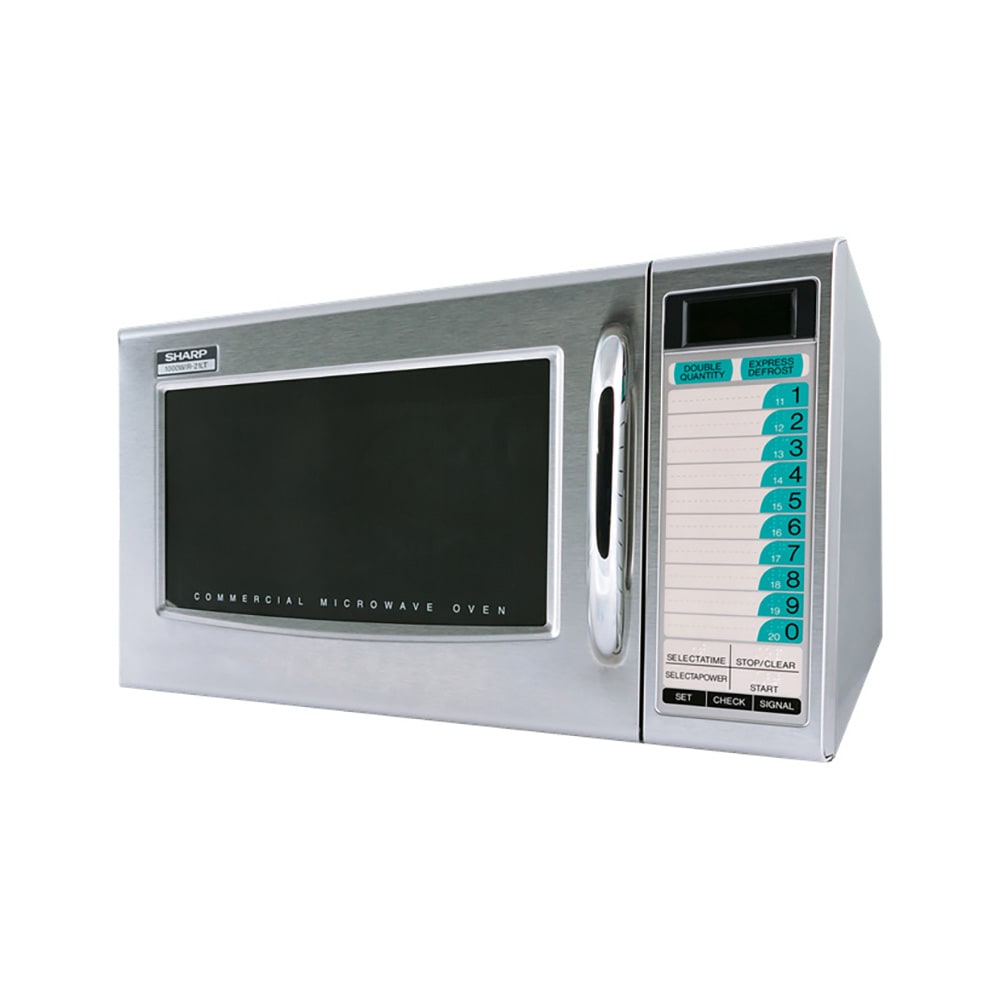 Sharp R-21LTF 1000w Commercial Microwave w/ Touch Pad - 120v