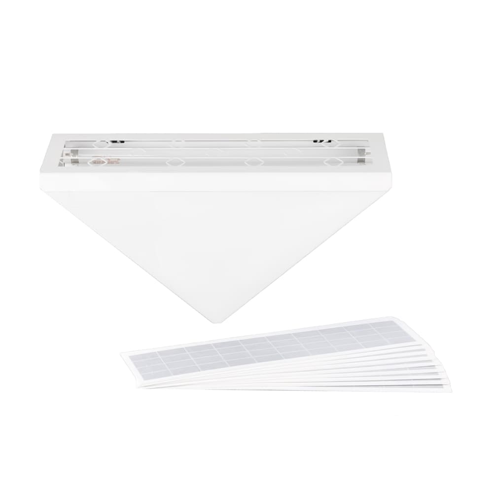 Curtron BL-150-WHITE-COMBO Decorative Silent Fly Trap w/ 1,800 sq ft ...