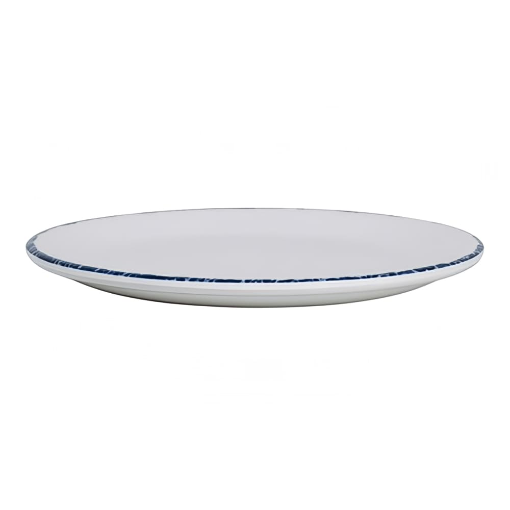 Steelite 7068MM305 6" Round Melamine Plate, Blue Dapple