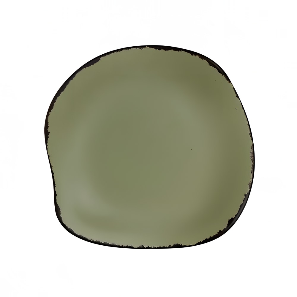 Steelite 7216DD028 11 1/2" Round Melamine Plate, Marisol Rustic Sage