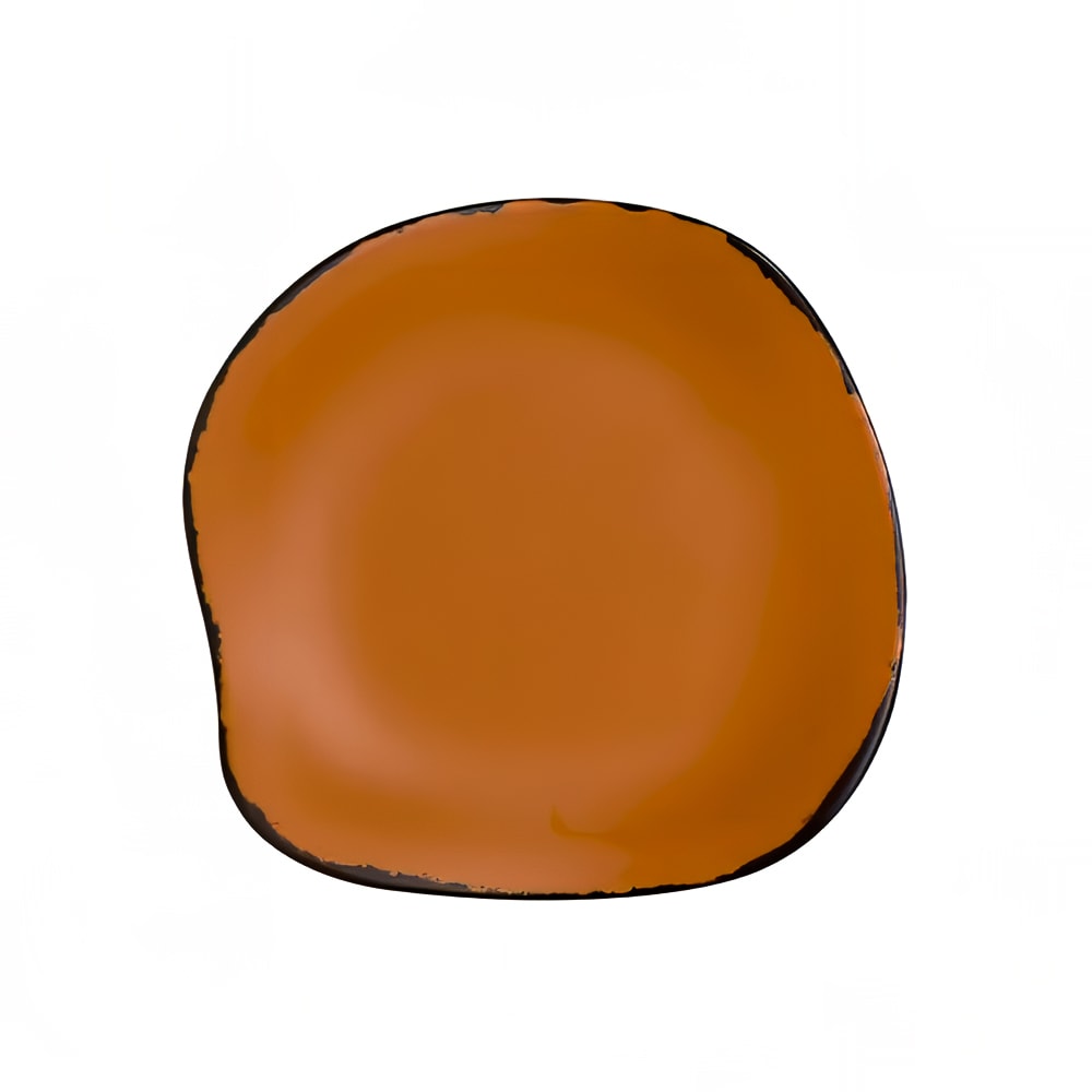 Steelite 7217DD028 11 1/2" Round Melamine Plate, Marisol Rustic Clay