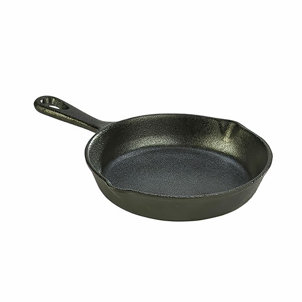 Steelite GWC153 15 1/2 oz Cast Iron Mini Fry Pan w/ Handle
