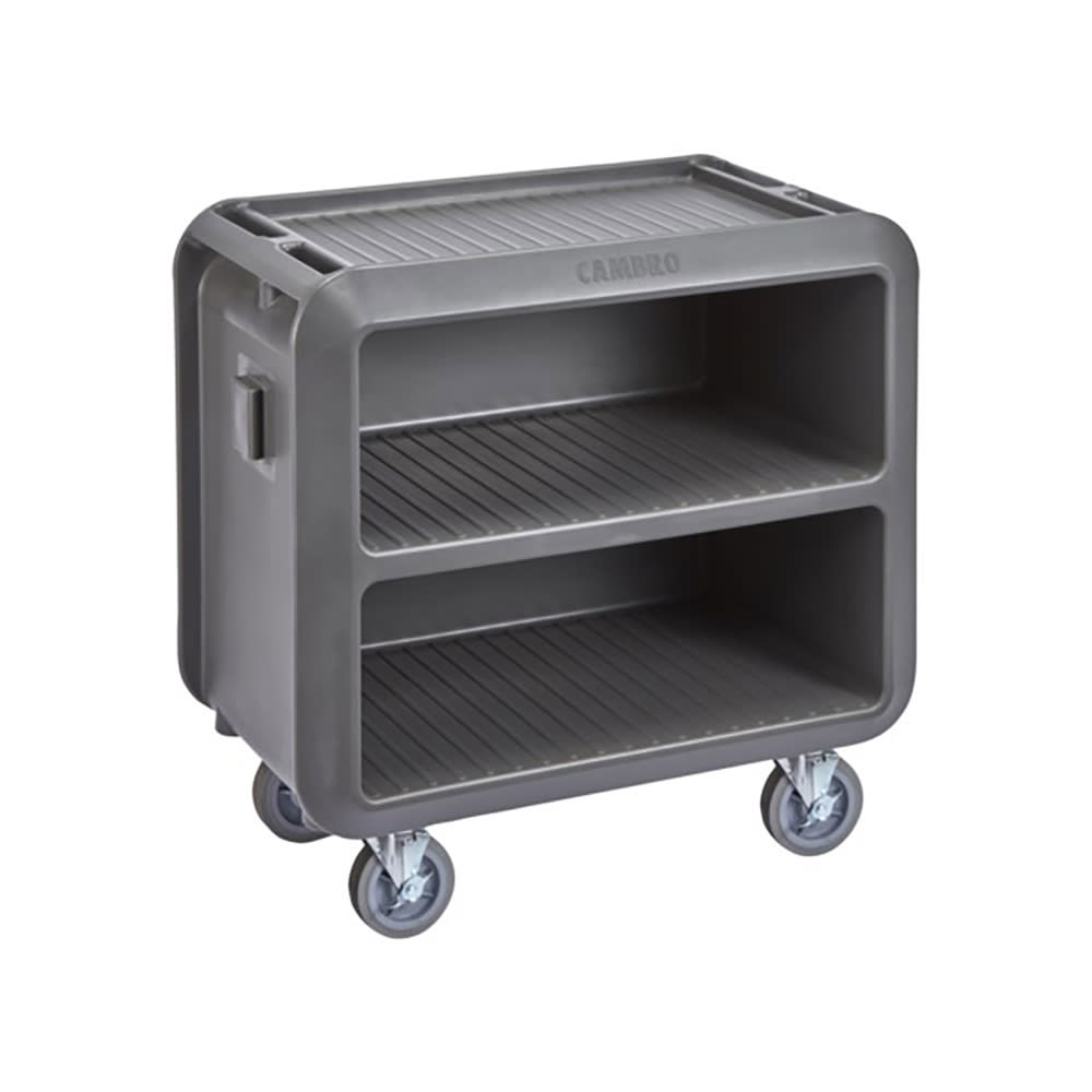 Cambro SC330131 37 1/2" Beverage Service Cart, 22"D x 37 1/4" H, Dark Brown
