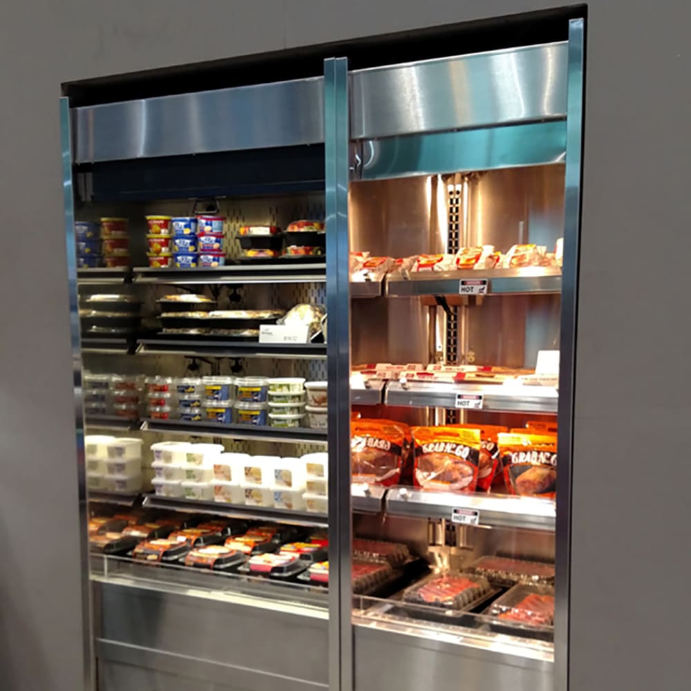 Structural Concepts B3632H 36.5" Oasis® Self Service Hot Food Display - Open Front, 208-240v/1ph ...