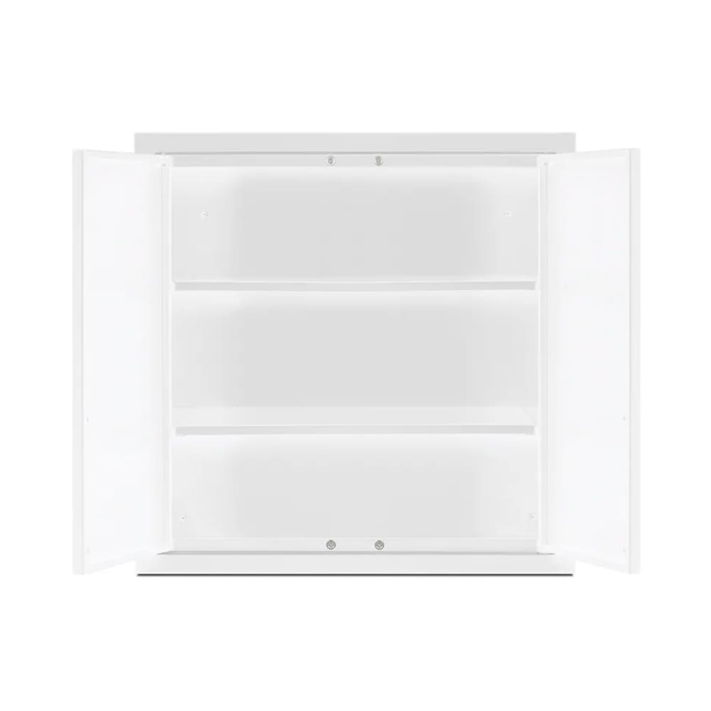 Summit CAB1818WHITE Wall Mounted Cabinet - 18"W x 12"D x 18"H, Metal, White