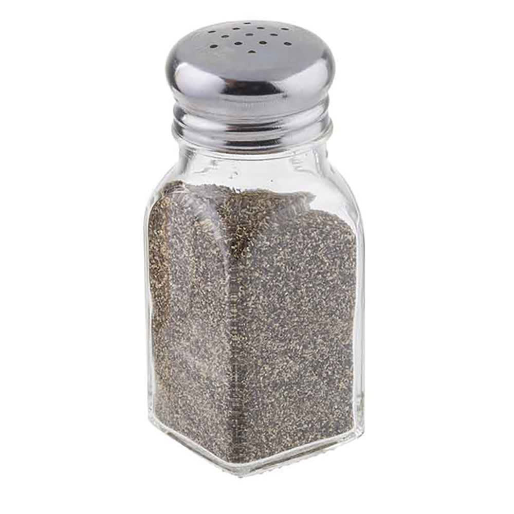 Tablecraft 154S&P-1 2 oz Salt/Pepper Shaker - Glass, 4"H