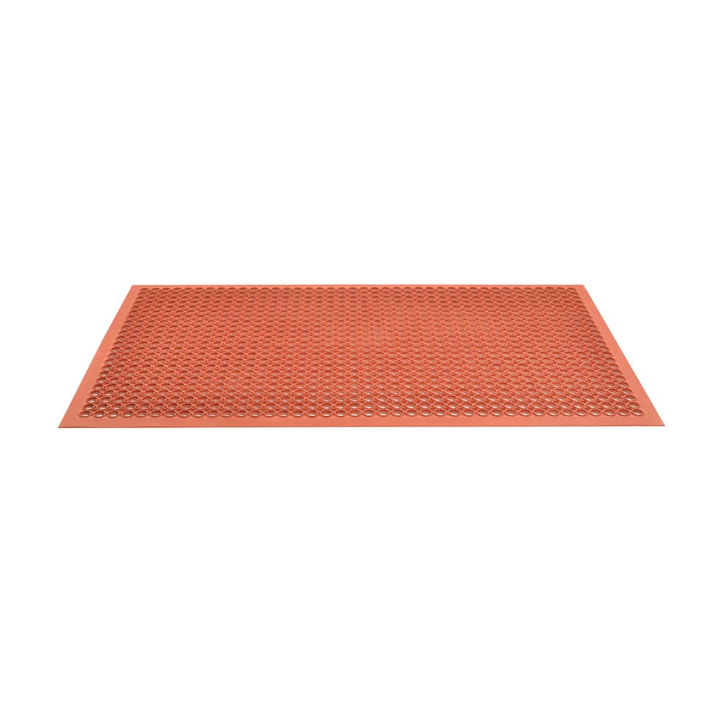 NoTrax 562S0033RD Sanitop® Grease-Resistant Floor Mat - 3' x 3', 1/2 ...