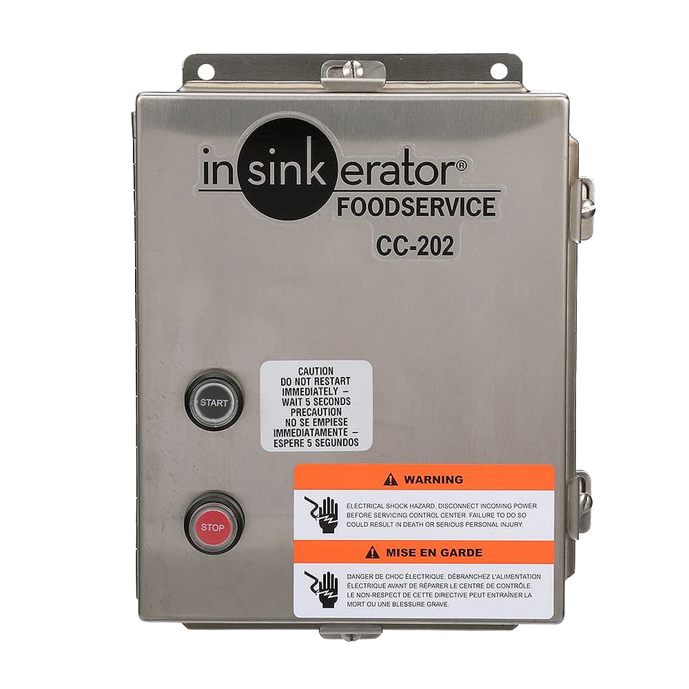 InSinkErator SS-200-7-CC202 Disposer Package w/ #7 Adapter & CC202 ...