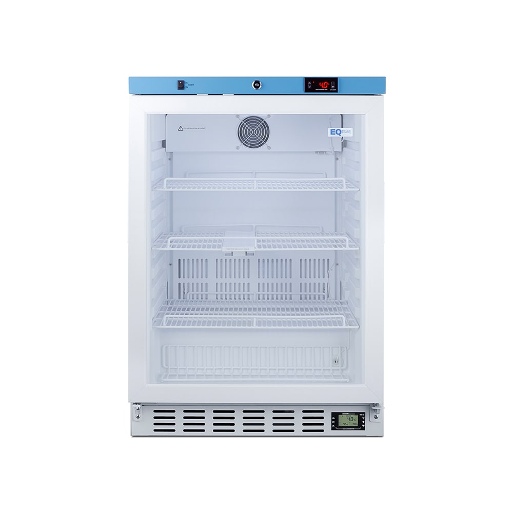 EQTemp 3.88 cu ft Countertop Medical Refrigerator - Locking, 115v (ACR52G)