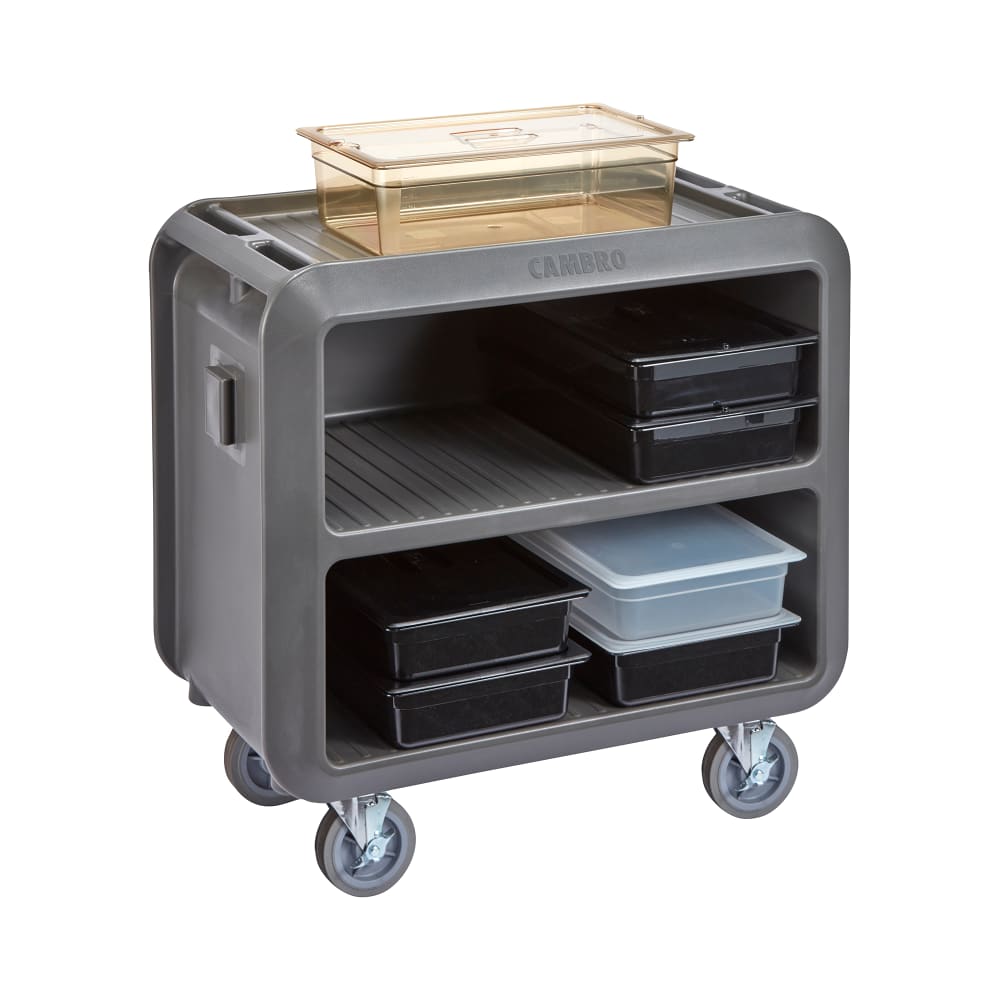 Cambro SC330S615 37 1/2" Beverage Service Cart, 22"D x 37 1/4" H ...