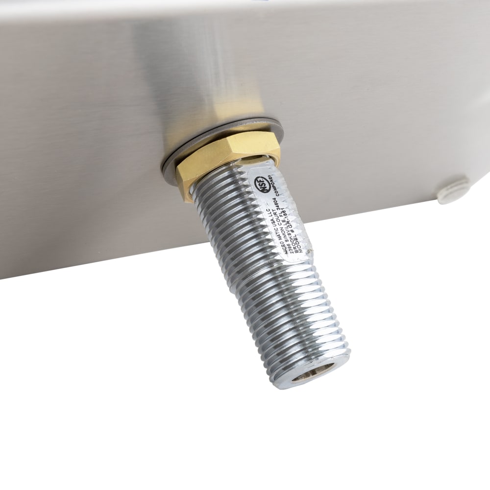 Micro Matic DP-120D-36GR Surface Mount Drip Tray Trough w/ Glass Rinser ...