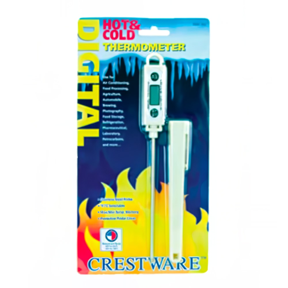 Crestware Digital Pocket Thermometer, -40 to 302 Degrees F (TRM302)