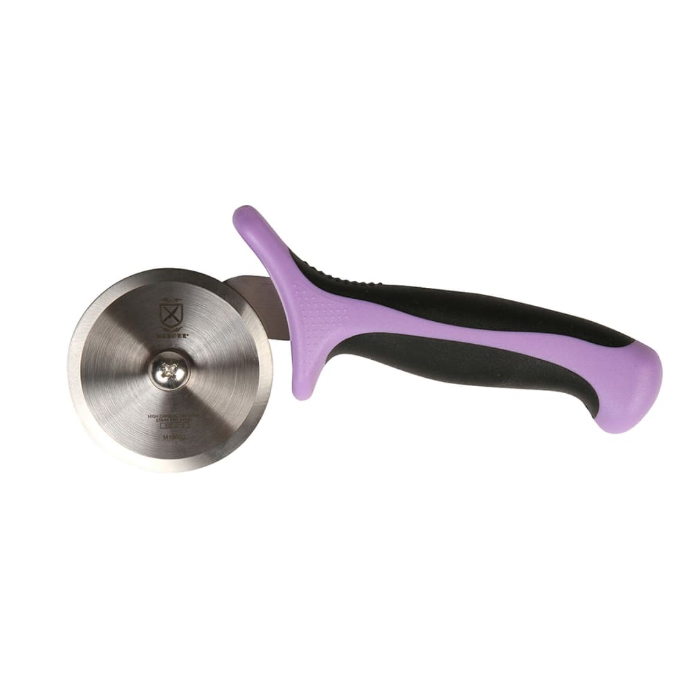 Mercer Culinary M18602PU 2 3/4" Pizza Cutter w/ Purple Santoprene ...