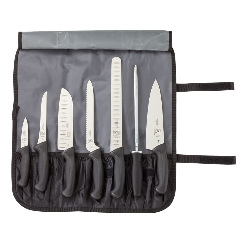 Mercer Culinary M21820 8 Piece Knife Set w/ Detachable & Adjustable ...