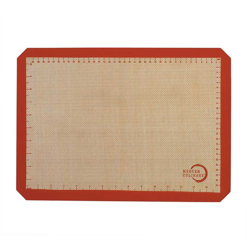 Mercer Culinary M31093OR Rectangular Baking Mat - 16 1/2" x 11 7/8 ...
