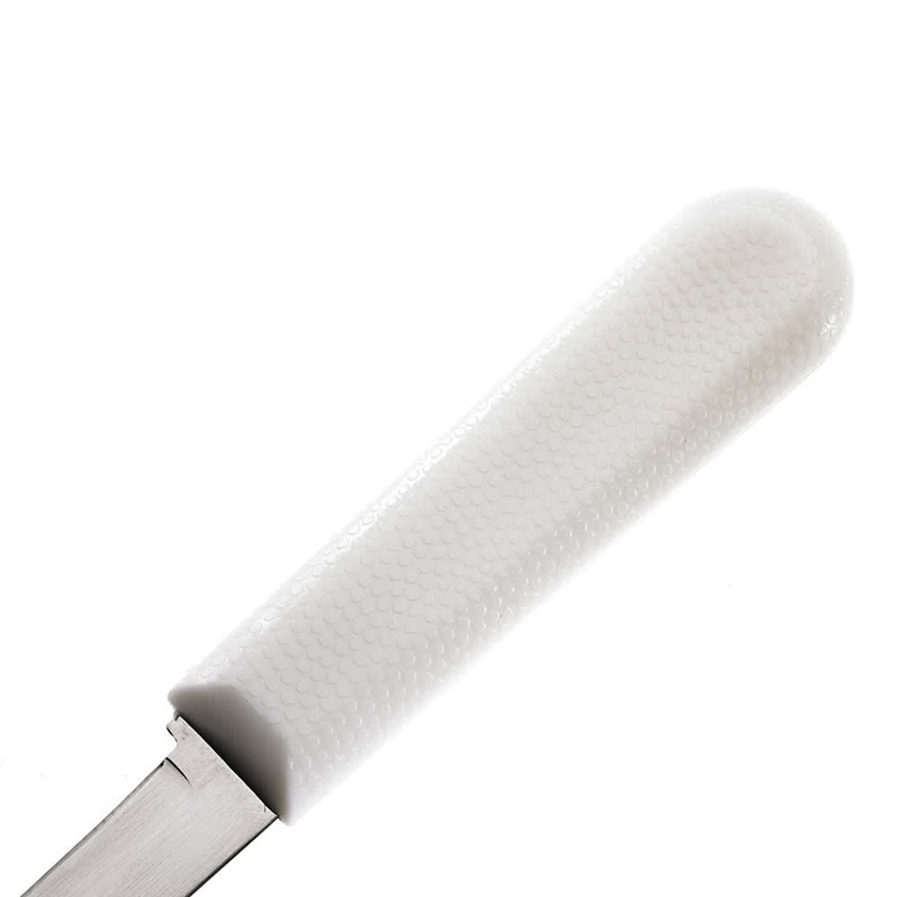 Mercer Culinary M33026A 3 1/4" Clam Knife w/ White Polypropylene Handle ...