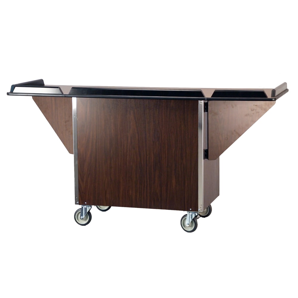 Lakeside 675 44 5/16" Stainless Beverage Service Cart, 24"D x 38 47/50 ...