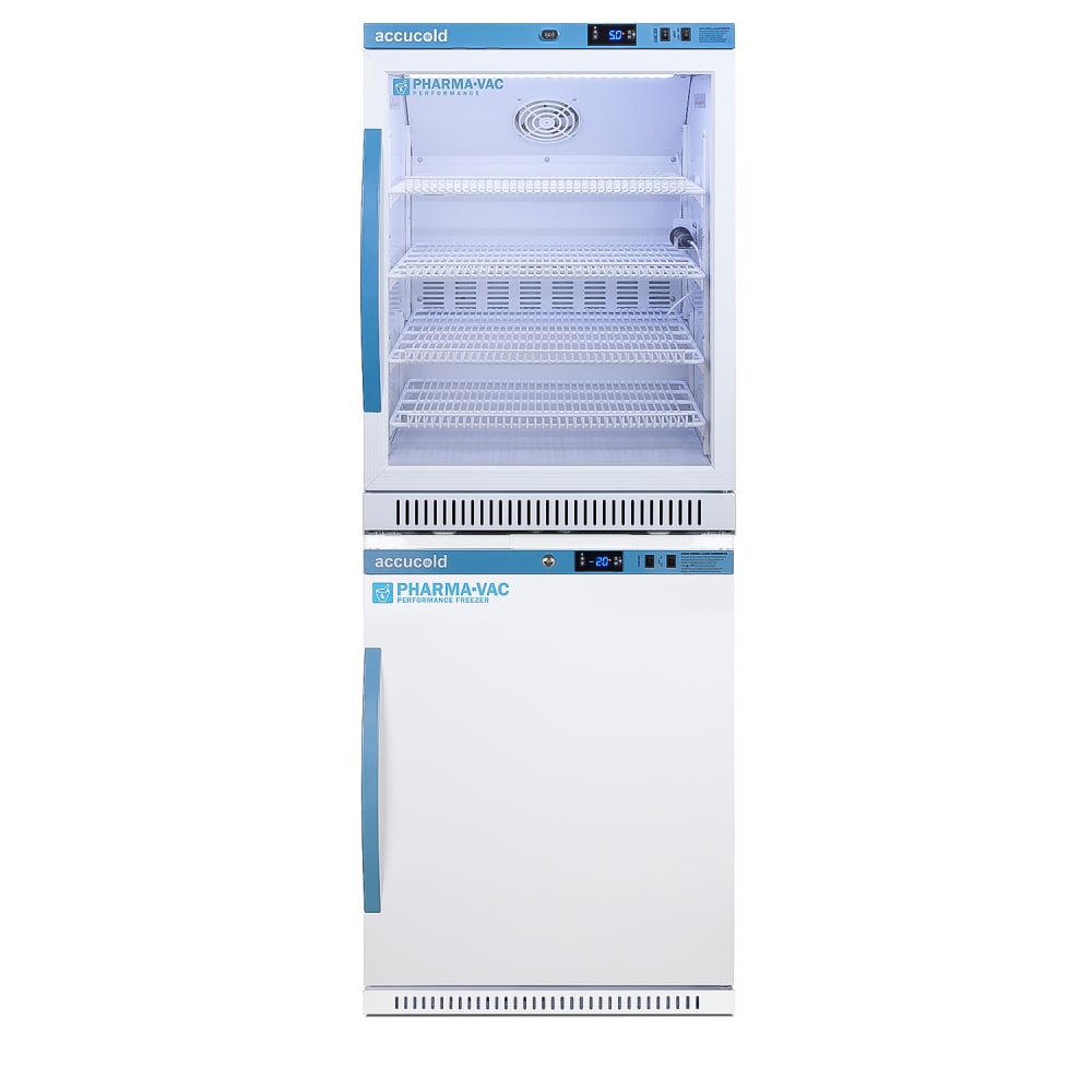 Accucold 9.88 cu ft Medical Refrigerator/Freezer Combo w/ Antimicrobial ...
