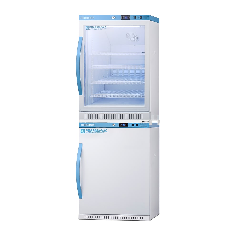 Accucold 9.88 cu ft Medical Refrigerator/Freezer Combo w/ Antimicrobial ...