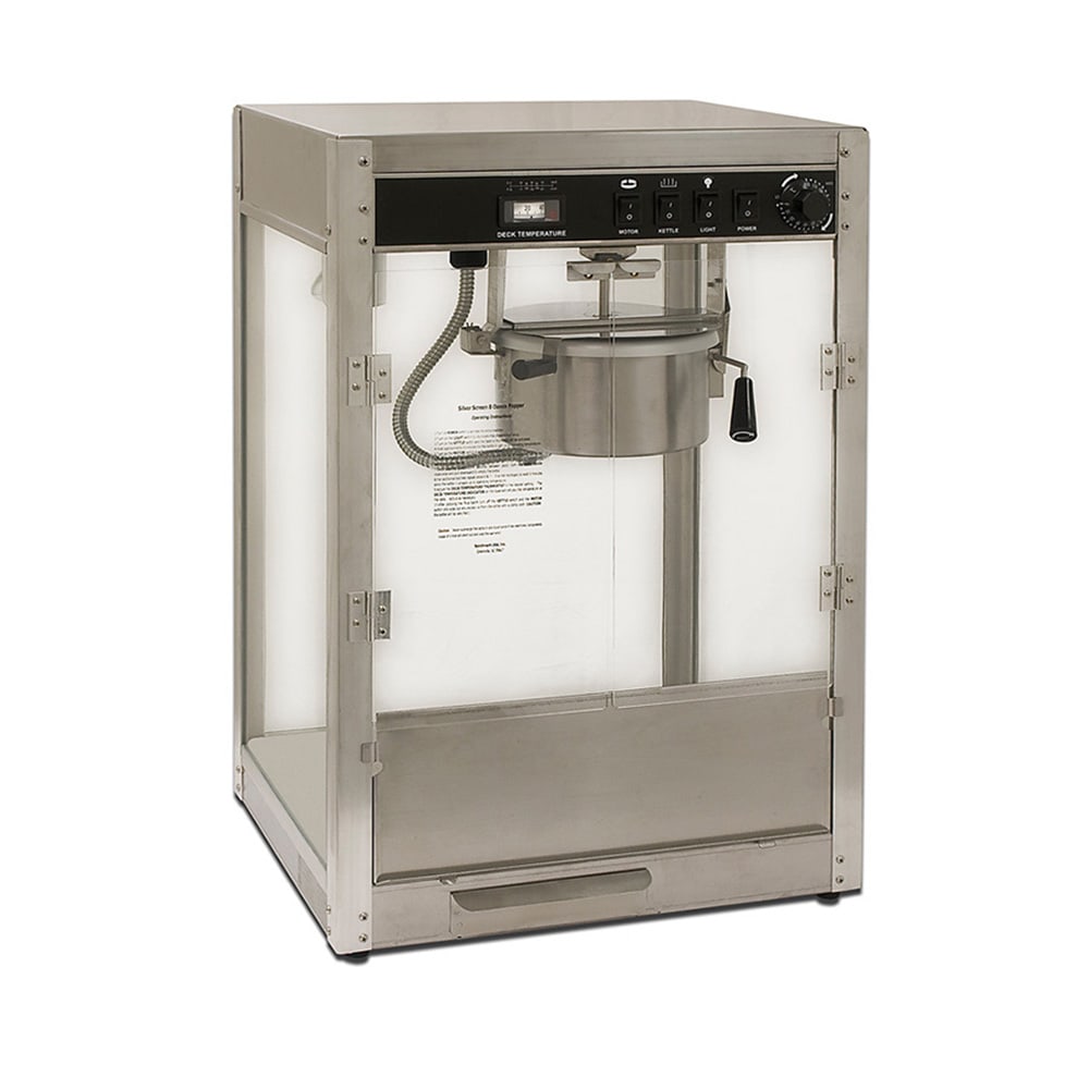 Winco 11087 Countertop Electric Popcorn Machine w/ 8 oz Kettle ...