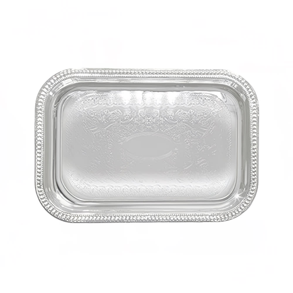 Winco CMT-2014 Rectangular Serving Tray - 20" x 14", Gadroon Edge w ...