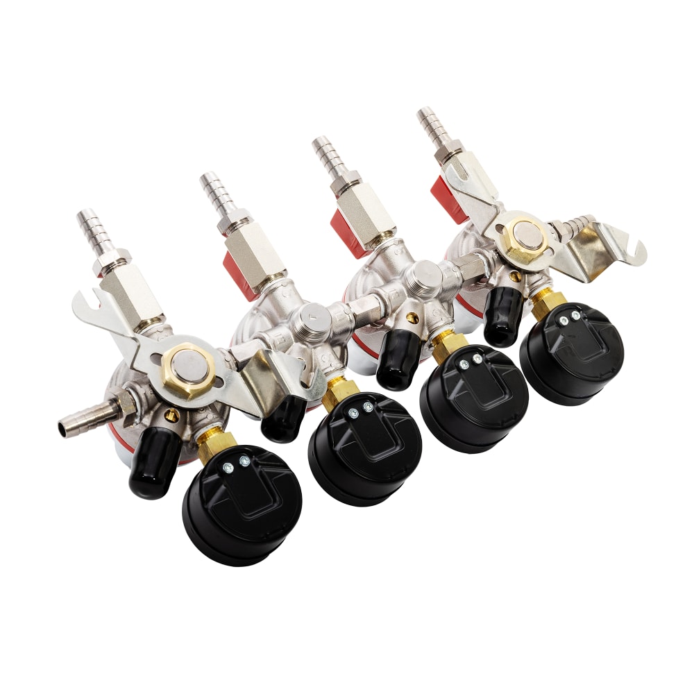 Micro Matic 8044-PP Quadruple Gauge Secondary CO2 Regulator