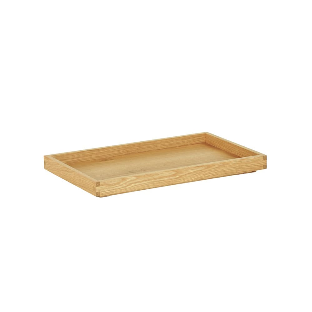 Cal-Mil 23106-12201-21 Rectangular Display Tray - 12" x 20" x 1 1/2", Oak