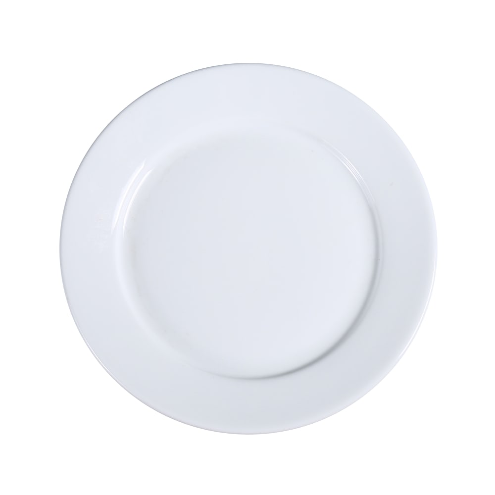 Yanco AC-21 12" Round Dinner Plate - Porcelain, Super White
