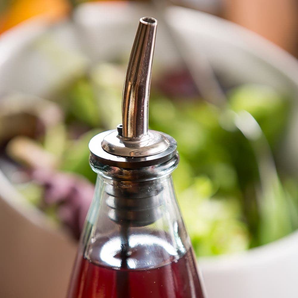 Tablecraft 330 Free Flow Tapered Speed Pourer, Chrome Plated, No Collar