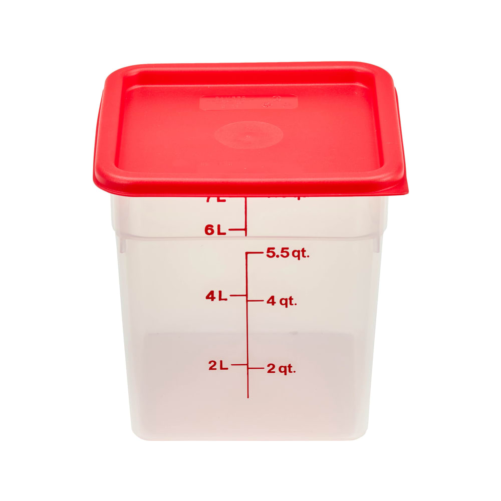 Cambro 8SFSPP190 8 qt Square Food Storage Container - CamSquare ...