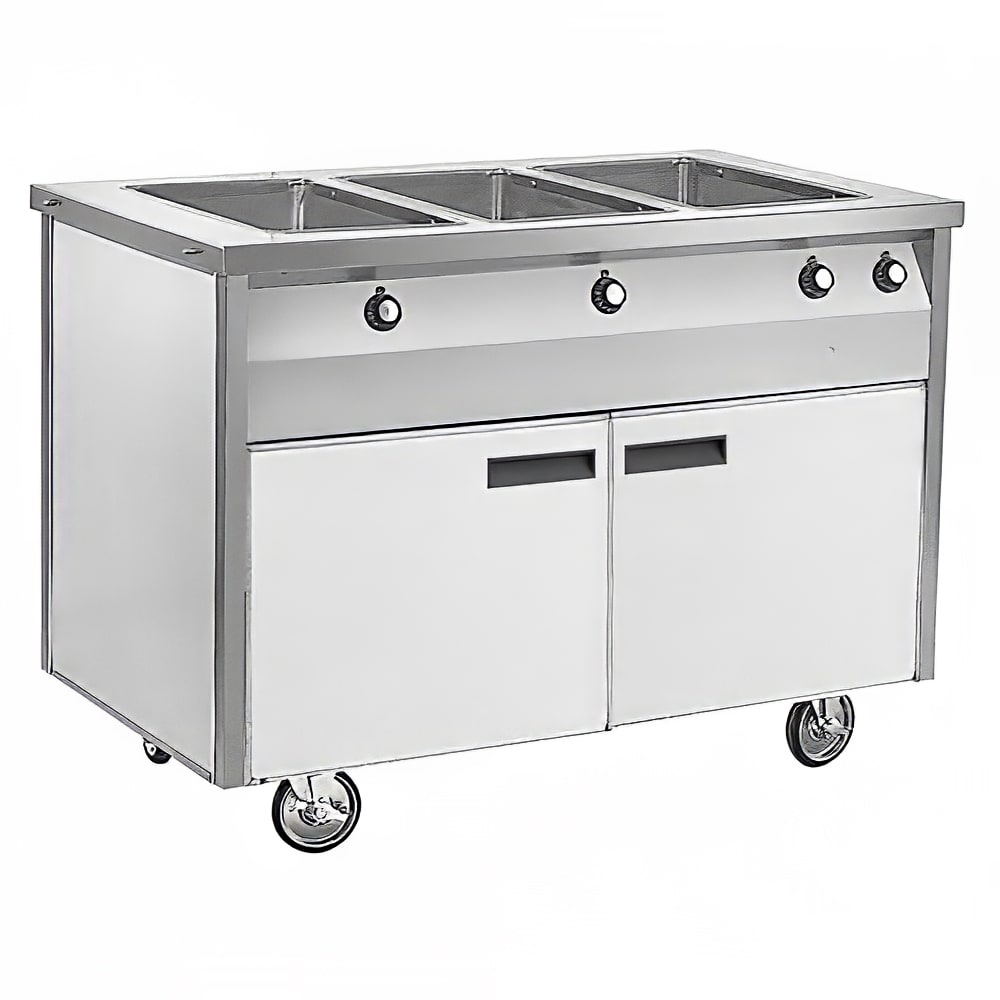 Randell RANHTD-4S 60" Hot Food Table w/ (4) Wells & Enclosed Base, 120v