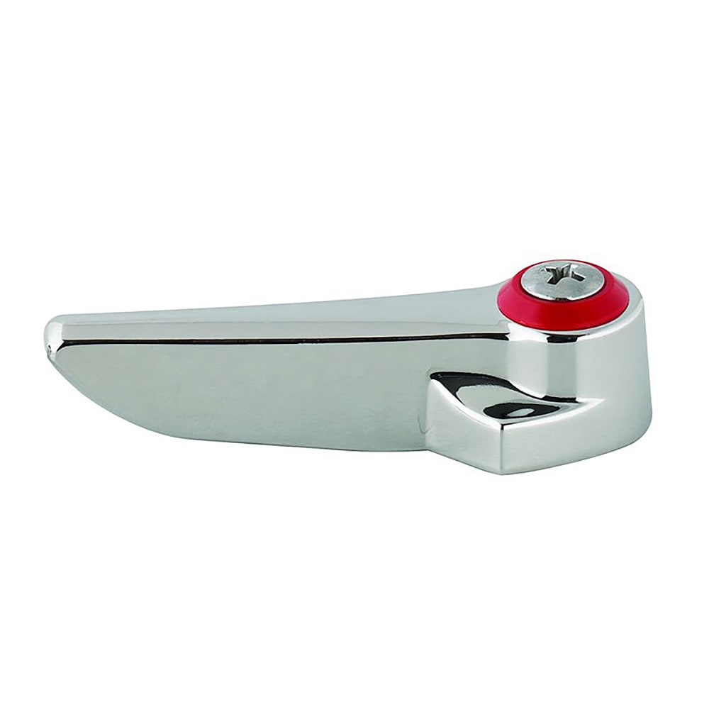T&S 001637-45 Lever Handle, Red Index (Hot)