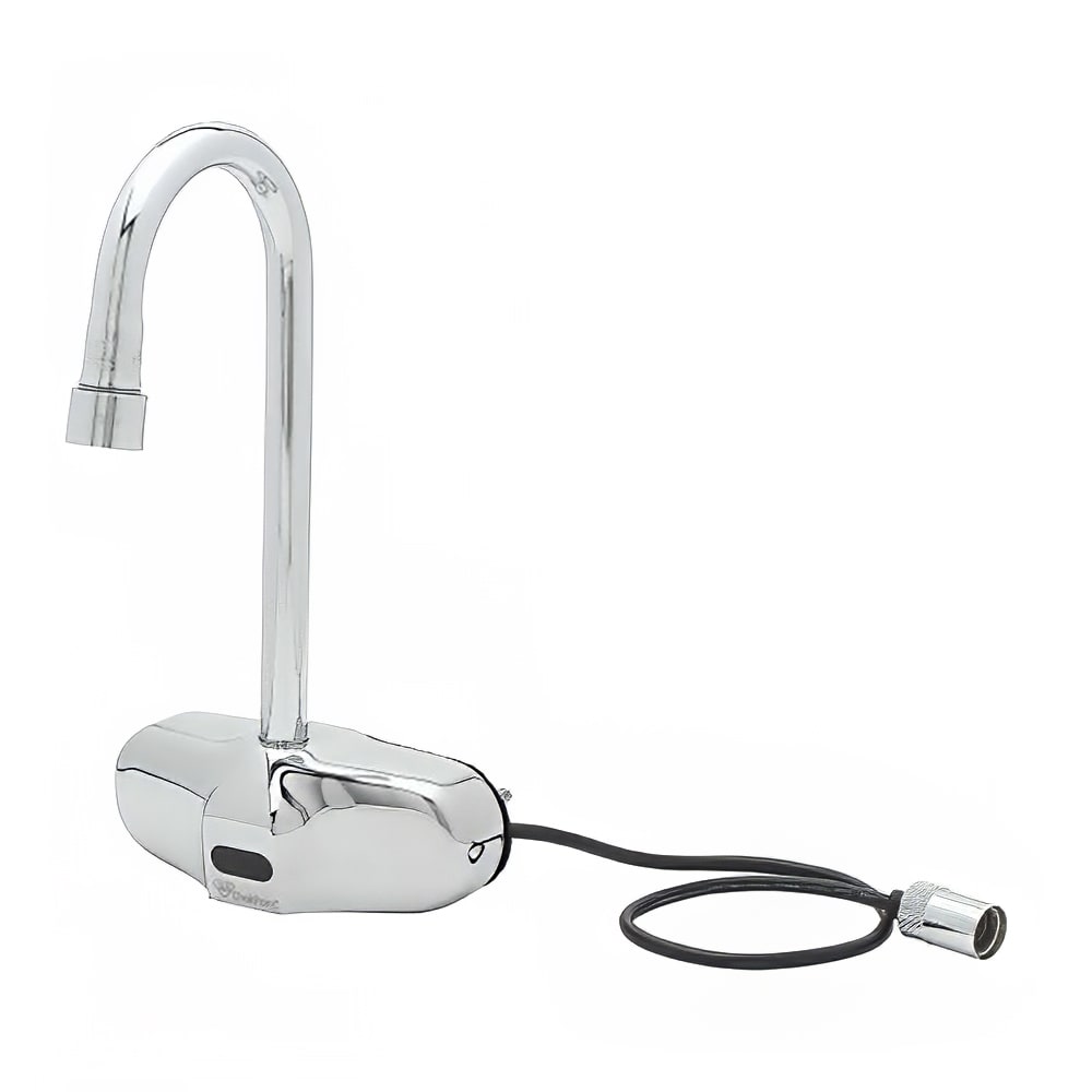 T&S EC-3105-VF05 Wall Mount Electronic Faucet - 4" Centers, Gooseneck ...