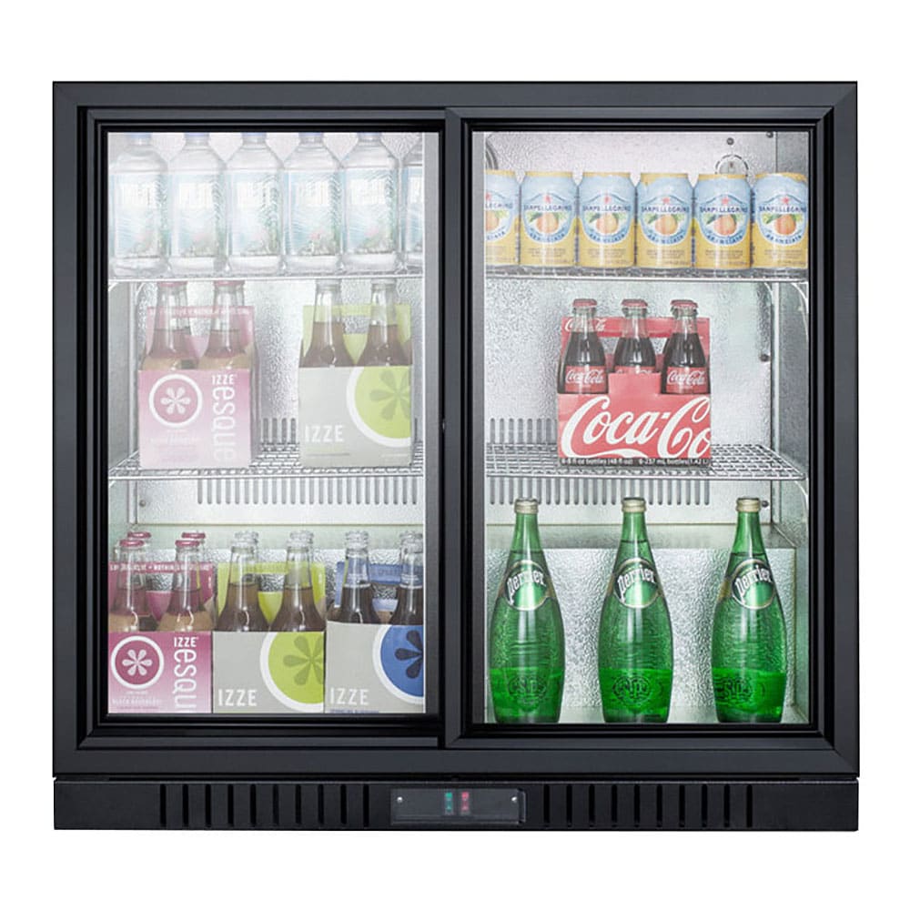 Summit SCR700B 36" Countertop Refrigerator w/ Front Access - Sliding ...