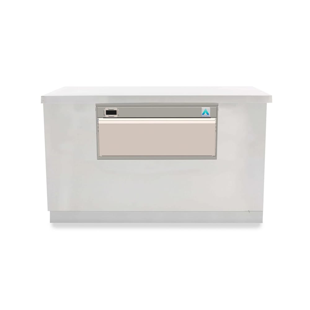 Adande VCR1CASSETTE 34 3/5" Built-In Undercounter Refrigerator/Freezer ...