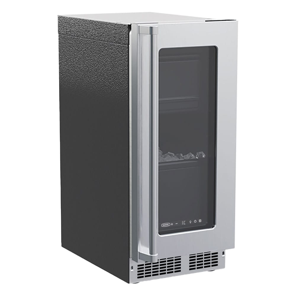Marvel MPCP415SG01A 15"W Full Cube Undercounter Ice Machine - 39 lbs ...