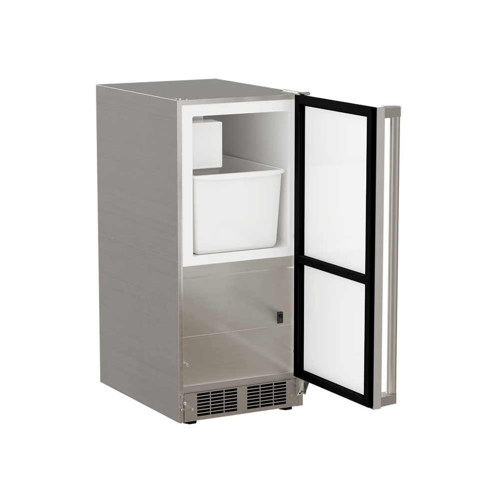 Marvel MOCR215SS01B 15"W Crescent Cube Undercounter Ice Machine - 25 ...