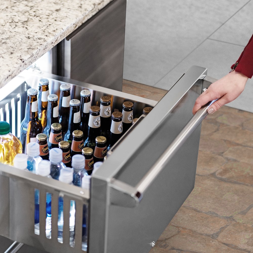 Marvel MODR224SS71A 24"W Undercounter Refrigerator w/ (1) Section & (2) Drawers, 115v