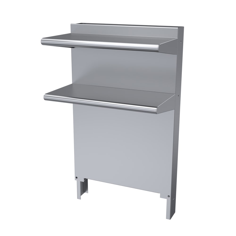 Garland CCDHS-24 Cuisine Backguard/Flue Riser w/ Double High Shelves ...