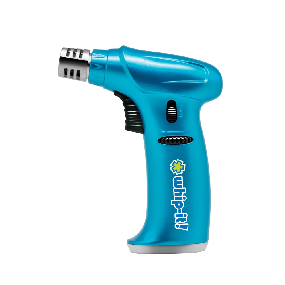 Whip-It! Butane Culinary Torch - Piezo Ignition, Adjustable Flame, Blue ...