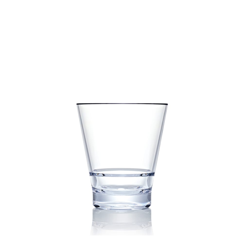 Strahl 14 oz CapellaStack Double Rocks Glass, Plastic, Clear (N720143)