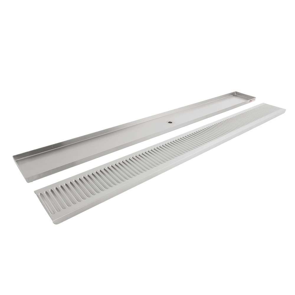 Micro Matic DP-120D-45 Surface Mount Drip Tray Trough w/ 5/8" Drain ...