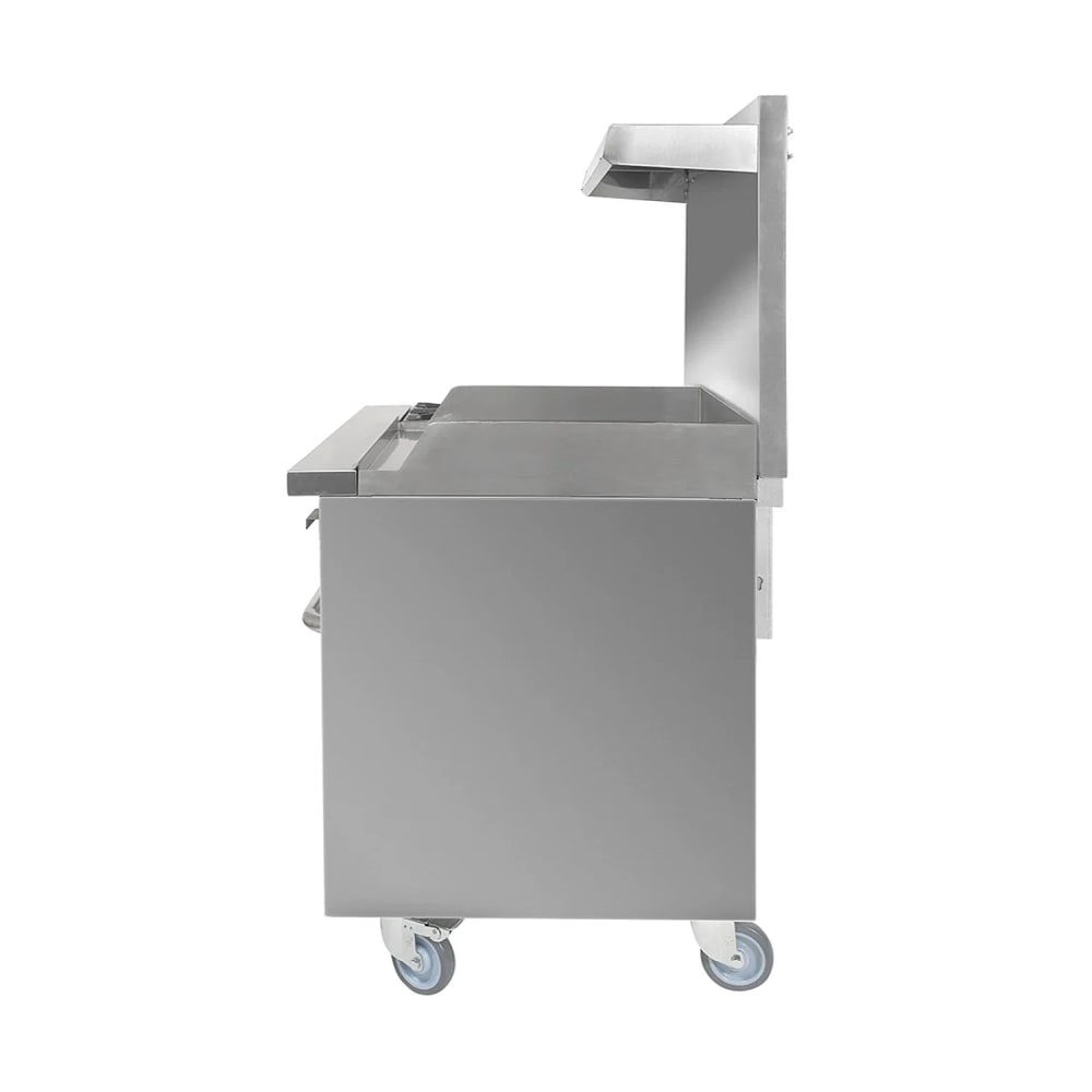 MoTak MR6-G24-C-S 36" 2 Burner Gas Range w/ Griddle & Standard Oven ...