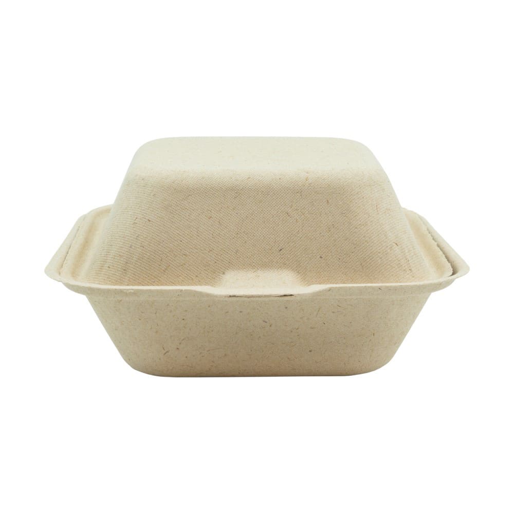 Genera 6" Square Disposable To Go Food Container - Molded Fiber ...