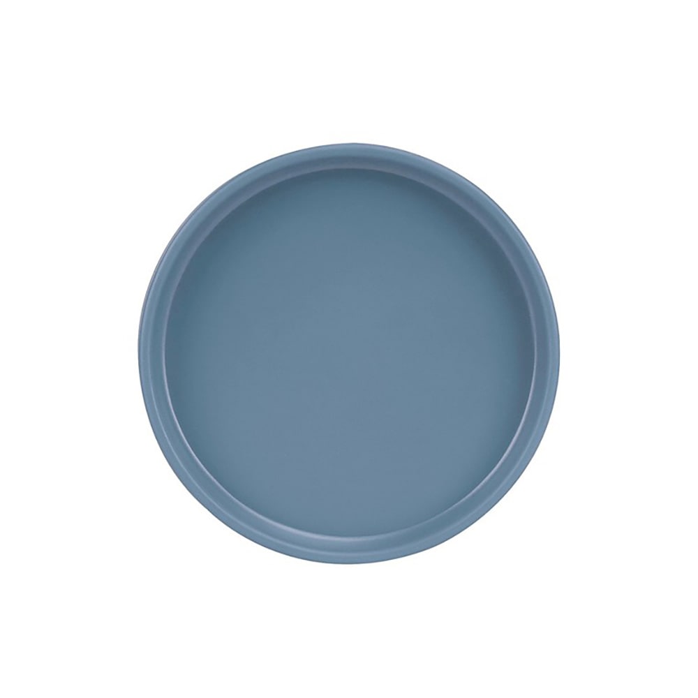Cal-Mil 22026-6-111 6" Round Melamine Hudson Plate, Stone Blue