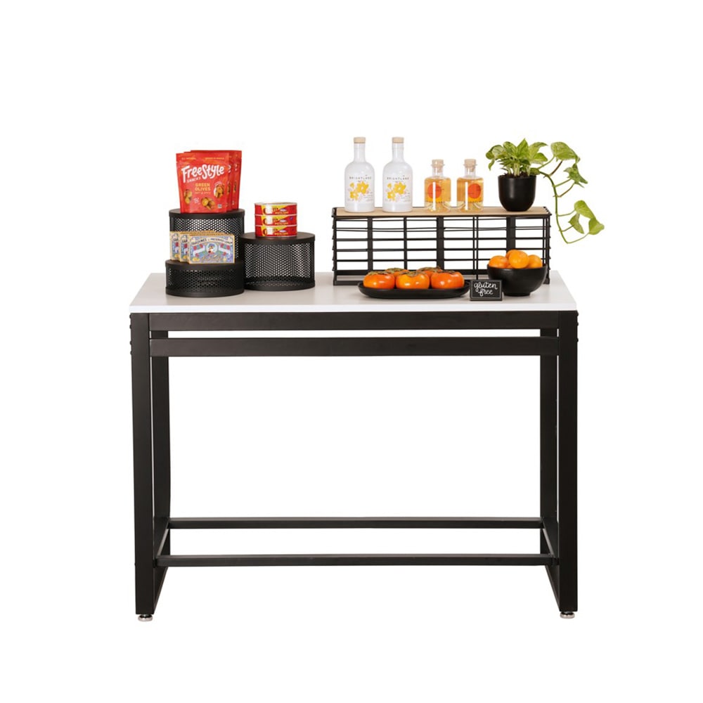 Cal-Mil 22348-42-15 Merchandising Table w/ White Top & Metal Frame - 42 ...