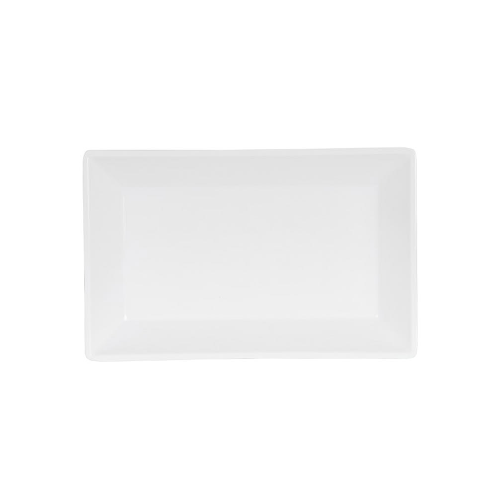 Cal-Mil 24201-117-15 Rectangular Melamine Plate - 11" x 7", White
